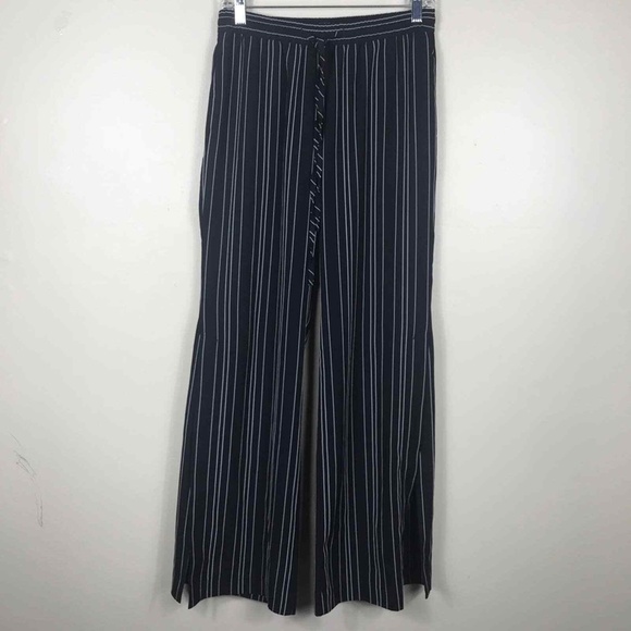 Zara | Pants & Jumpsuits | Zara Basic Pinstripe Drawstring Pants | Poshmark